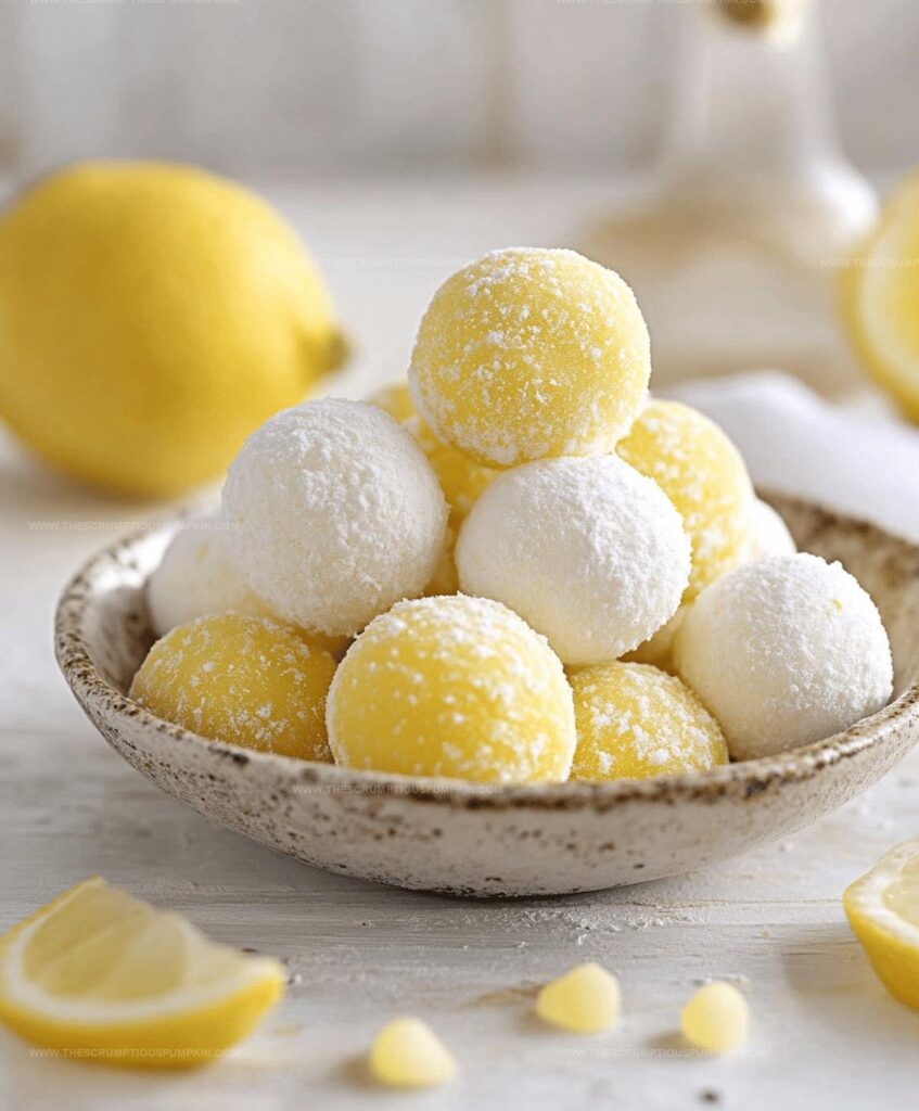 Zingy Lemon Truffles Recipe: Sweet Bites of Sunshine - The Scrumptious ...