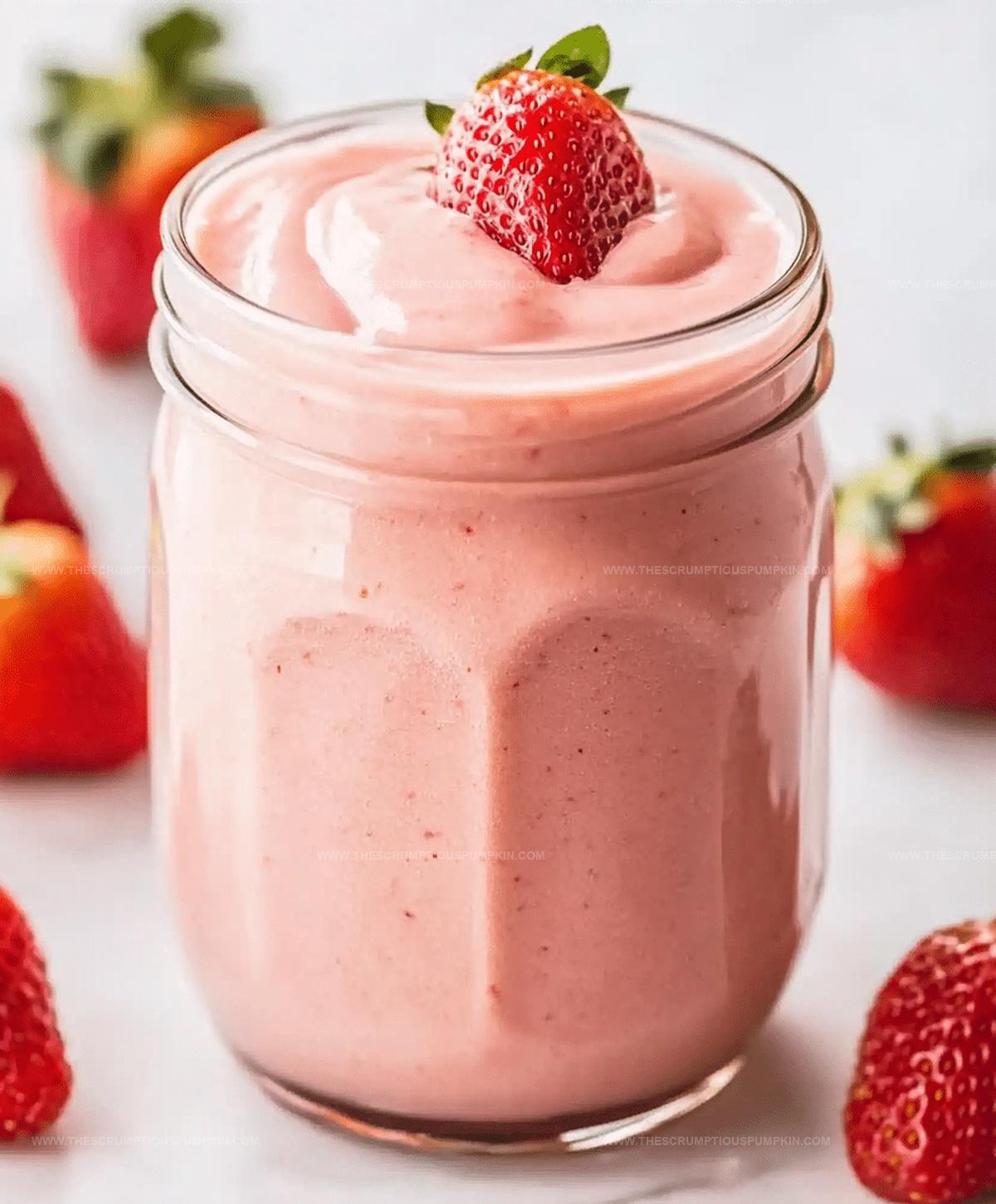 Quick & Creamy Fat Burning Strawberry Smoothie Recipe - The Scrumptious ...