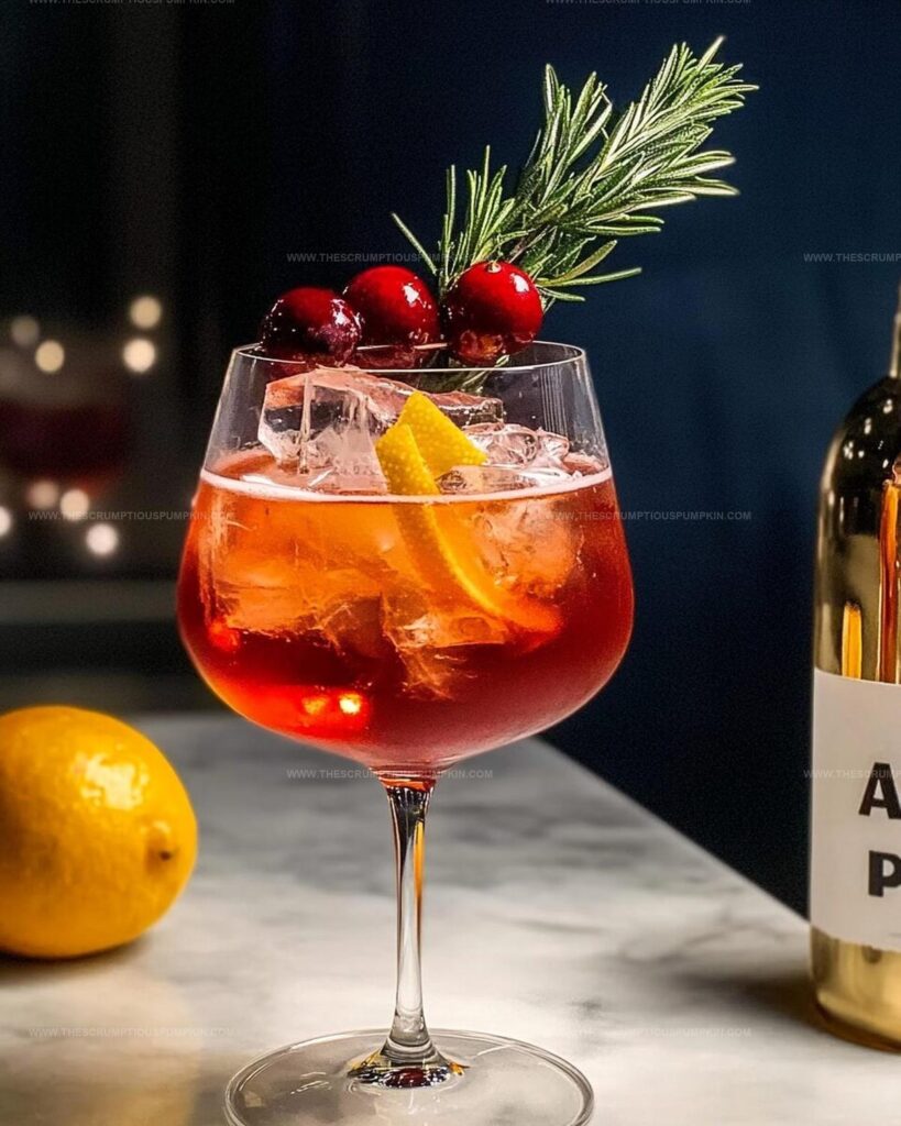 Winter Aperol Spritz Recipe That You Will Love - The Scrumptious Pumpkin