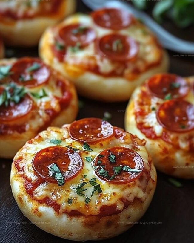 Cute & Speedy Pepperoni Pizza Minis Recipe for Fun Snacking - The ...