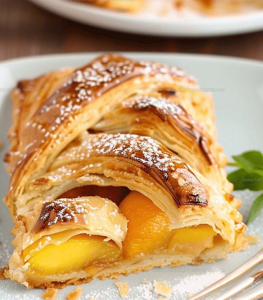 Fluffy Peach Puff Pastry Recipe: Summer's Sweet Delight - The ...