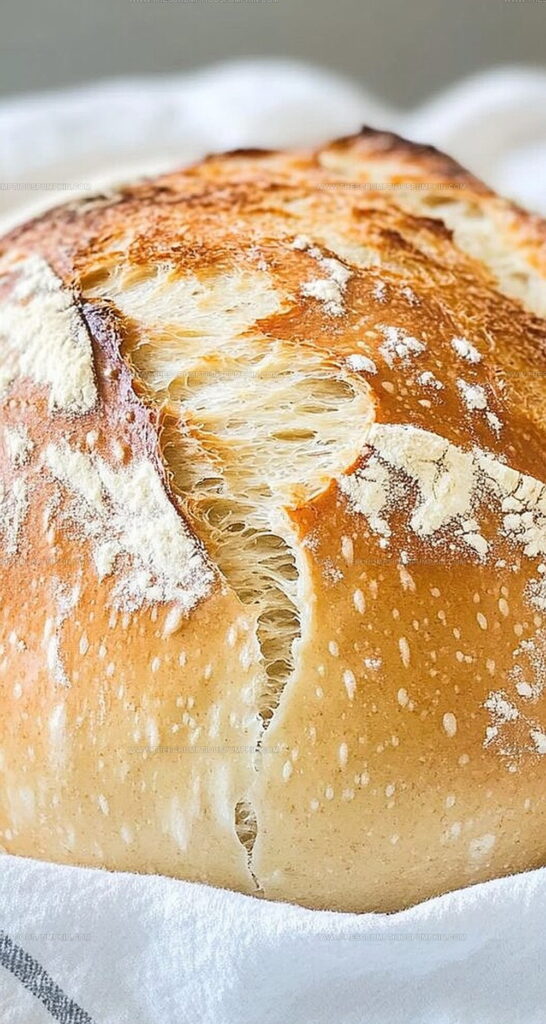 Easy Golden Crusty Artisan Bread Loaf Recipe That Wows - The ...