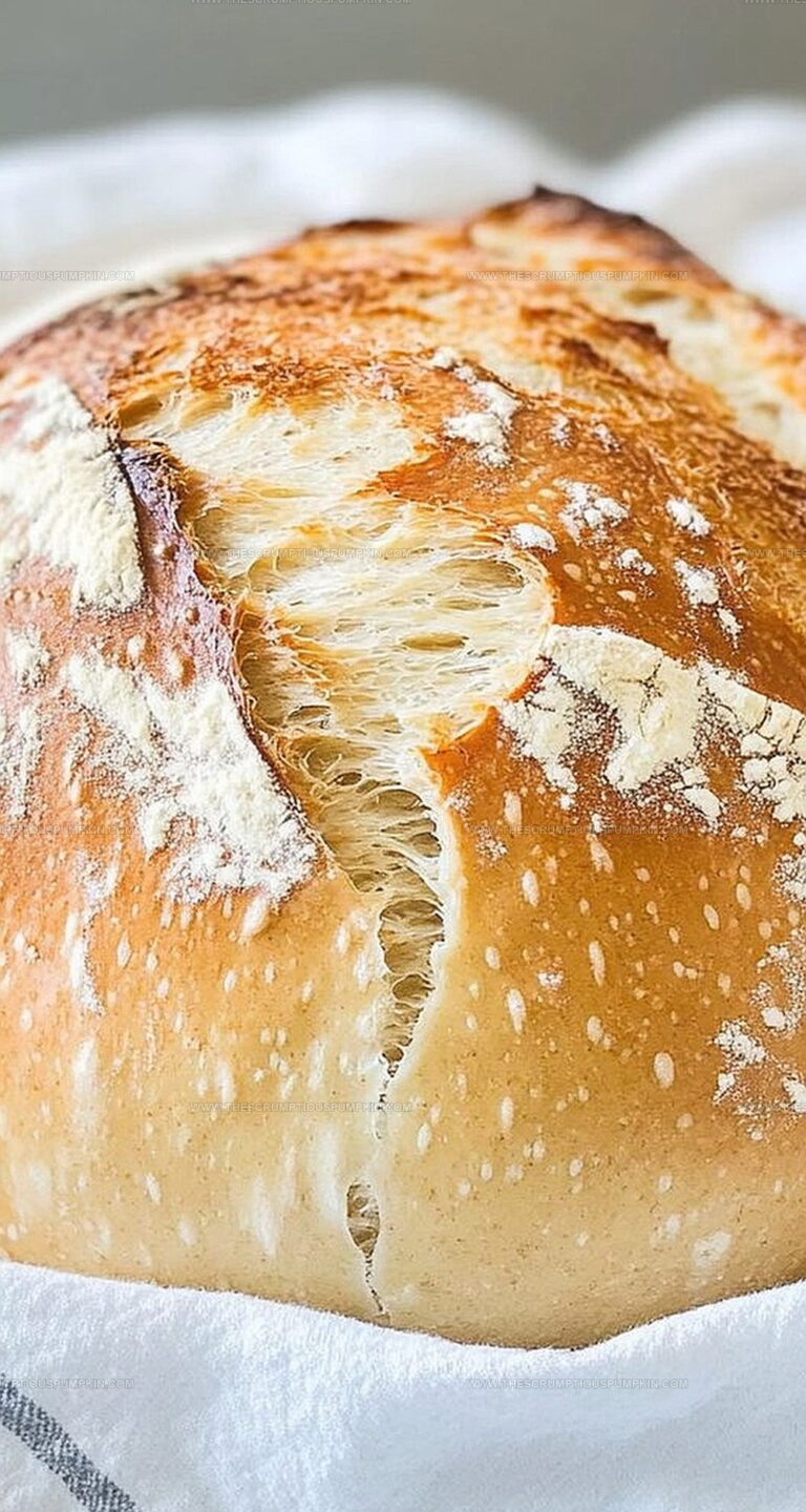 Easy Golden Crusty Artisan Bread Loaf Recipe That Wows - The ...