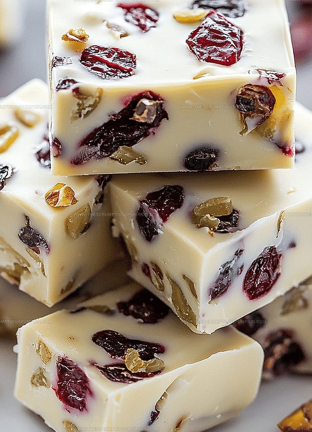 Dreamy Cranberry White Chocolate Fudge Recipe for Sweet Smiles - The ...