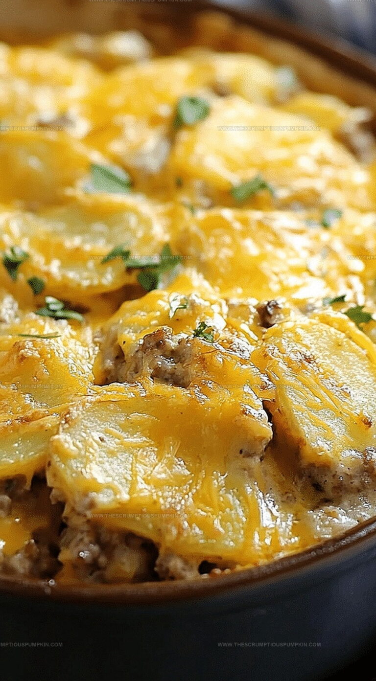 The Best Cheesy Hamburger Potato Casserole Recipe Ever Made - The ...