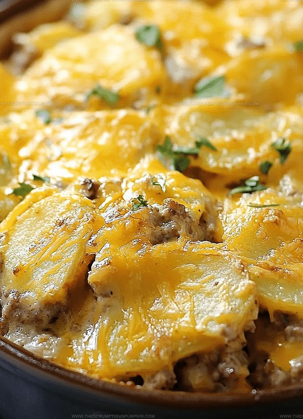 The Best Cheesy Hamburger Potato Casserole Recipe Ever Made - The ...